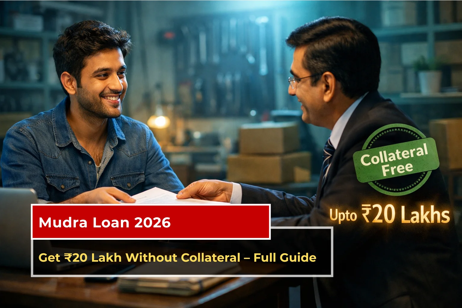 Mudra Loan: Eligibility, Interest Rates & Comparision - Get ₹20 Lakh ...